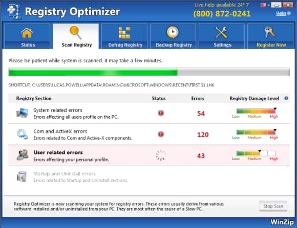 Registry Optimizer by WinZip
